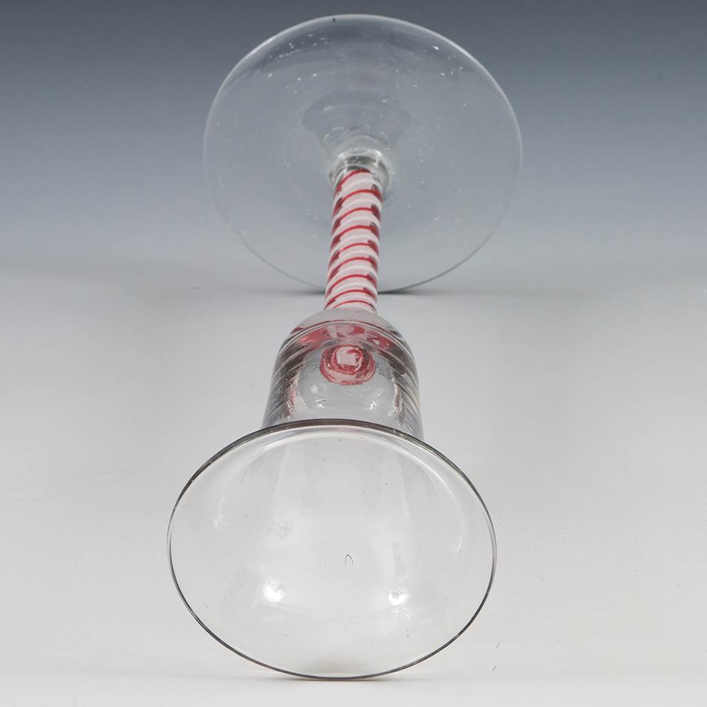 Dutch Colour Twist Wine Glass c1780