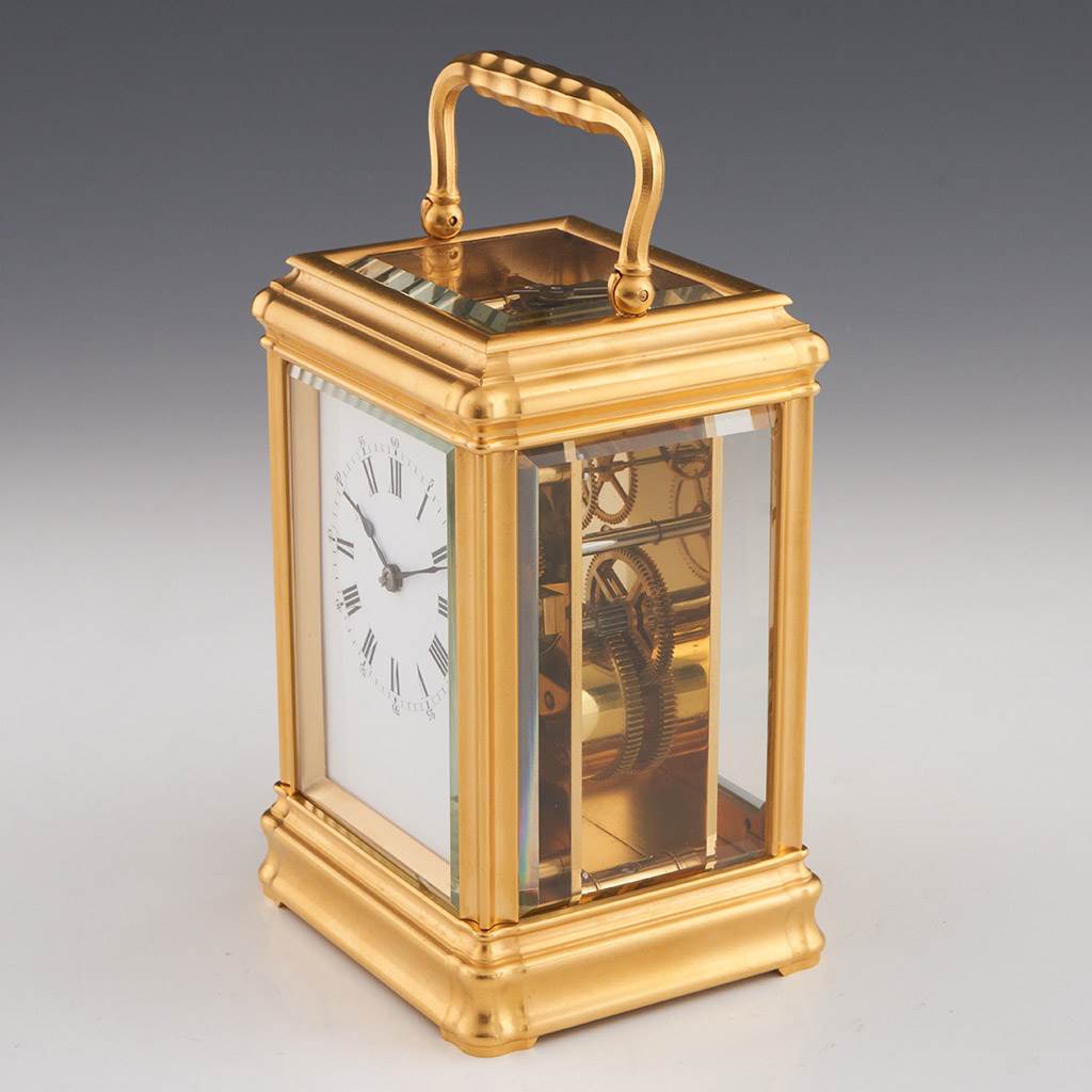 A Carriage Clock Attributed to Drocourt c1890