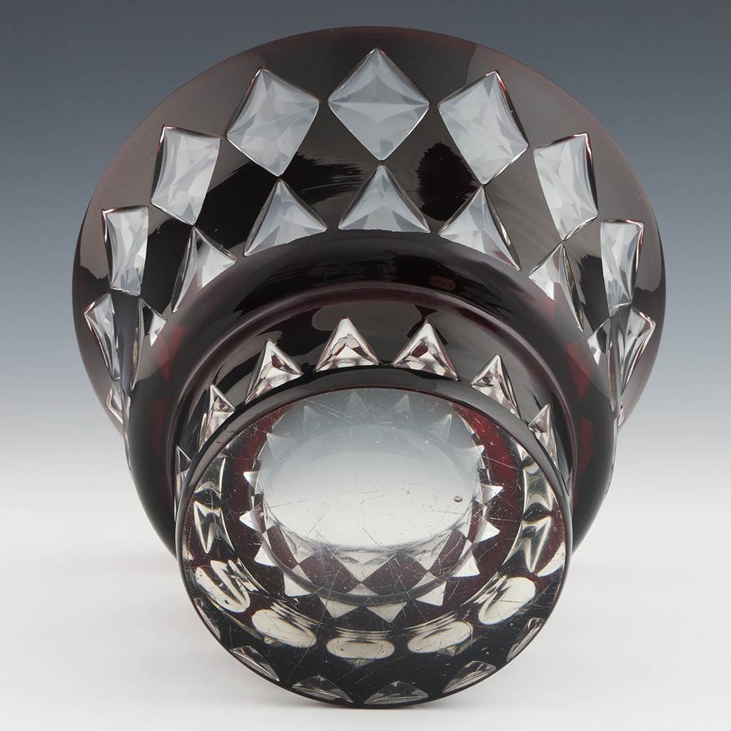 Haida Art Deco Glass Vase c1925