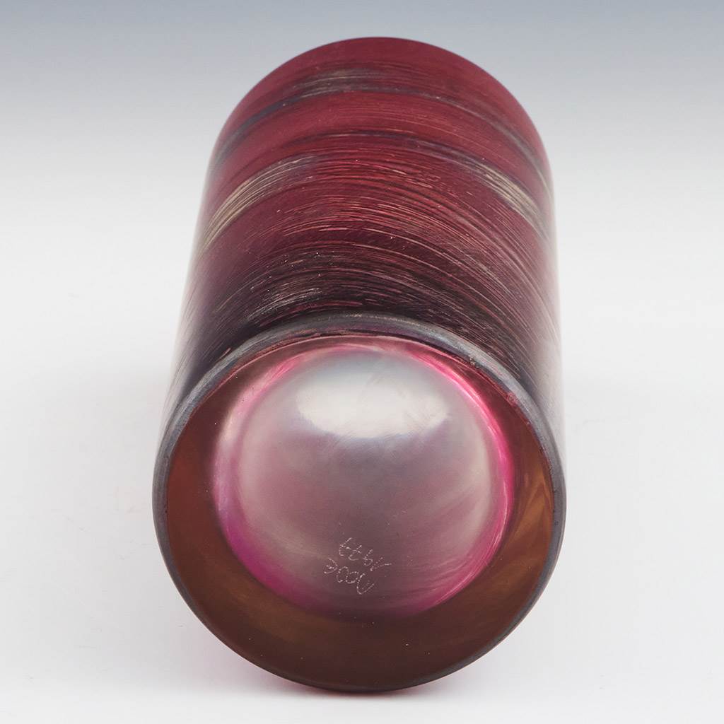 Unique Studio Glass Vase by Isgard Moje-Wohlgemuth 1977