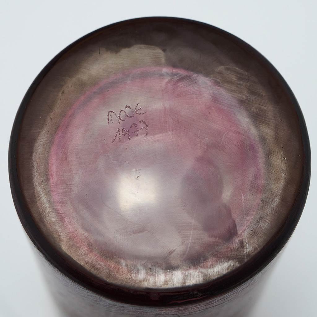 Unique Studio Glass Vase by Isgard Moje-Wohlgemuth 1977