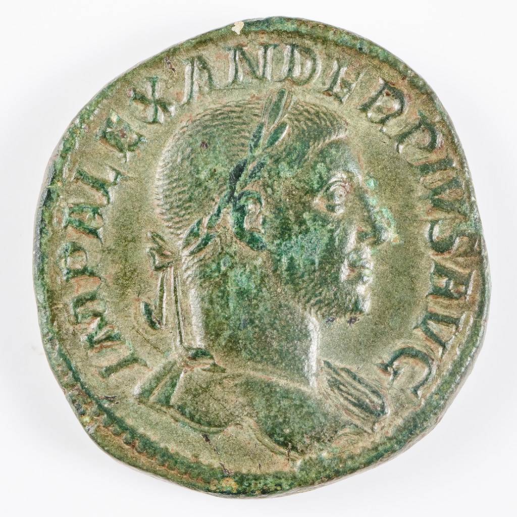 Severus Alexander Coin – Bronze Sestertius Rome AD 232