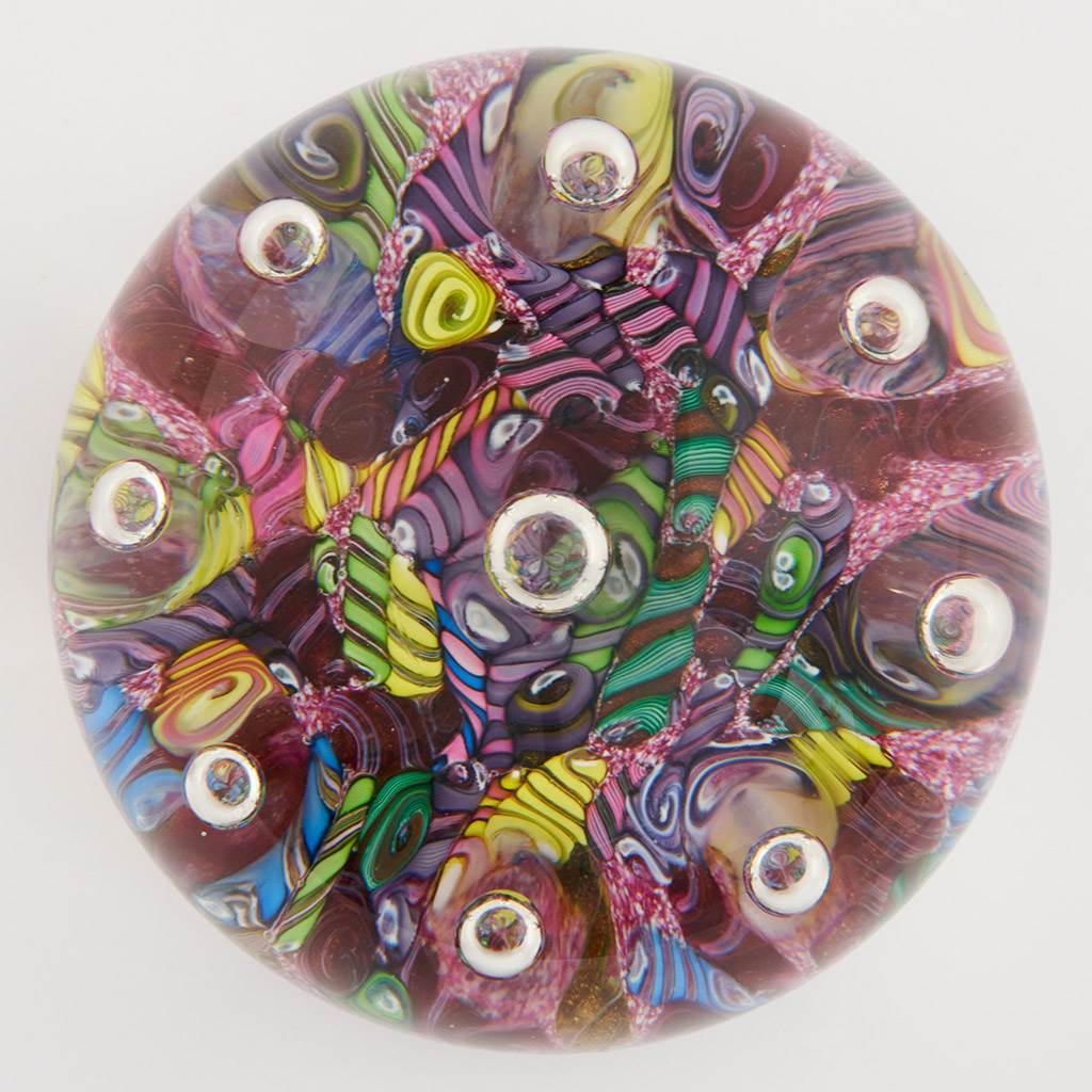 Paul Ysart Paperweight Harland Harlequin c1972