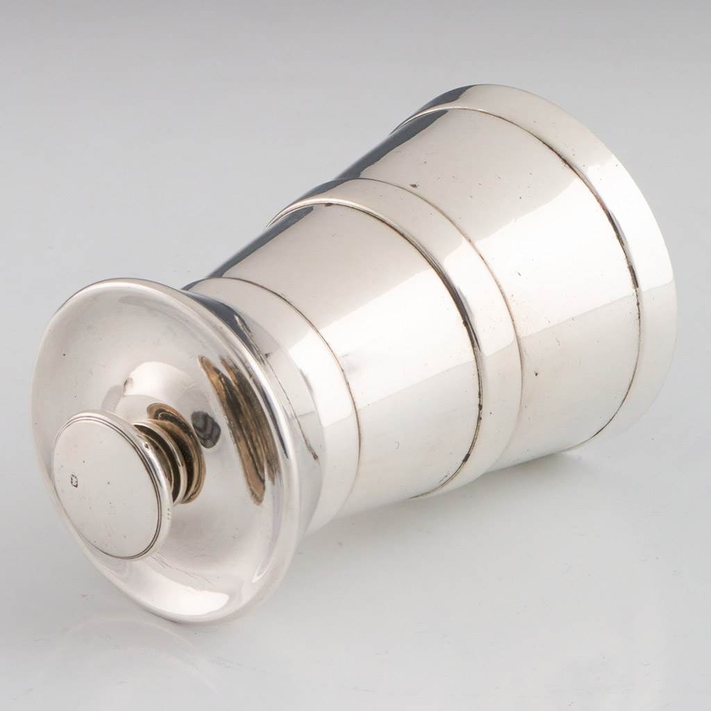 Hukin and Heath Sterling Silver Pepper Mill Birmingham 1896