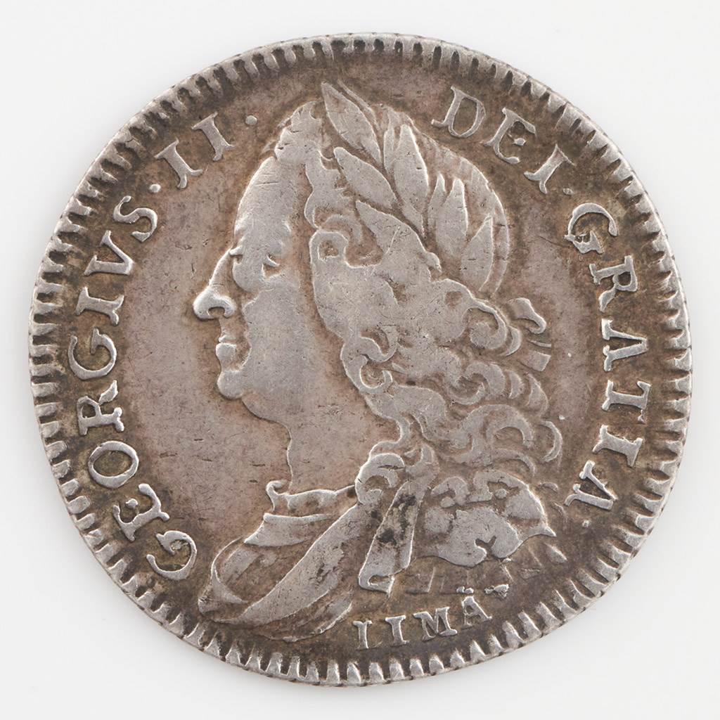 George II Silver LIMA Sixpence 1746