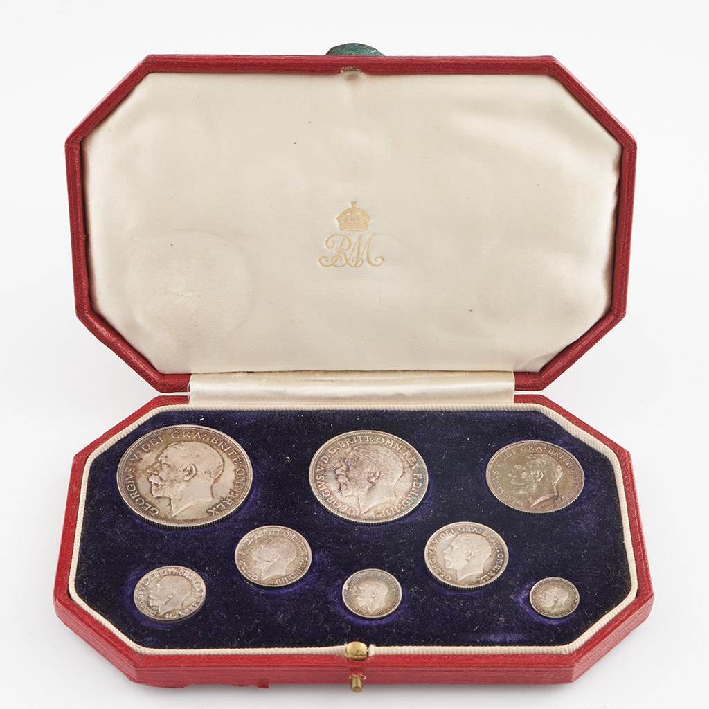 George V Coronation Boxed Proof Set of Silver Coins 1911