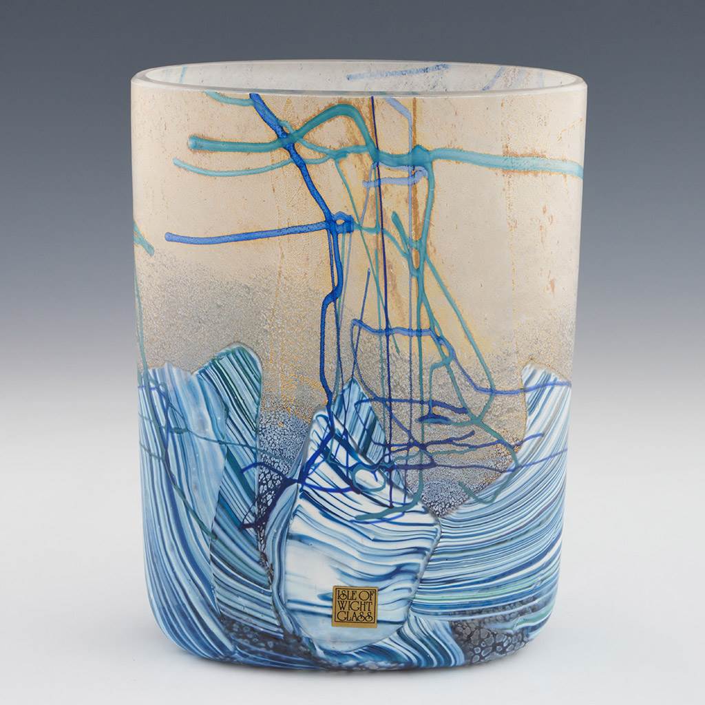 Mike Hunter Scottish ‘Zanfirico Split’ Glass Vessel - 18th century ...