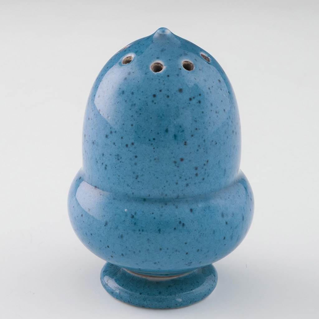 William Moorcroft Powder Blue Pepper Pot c1935
