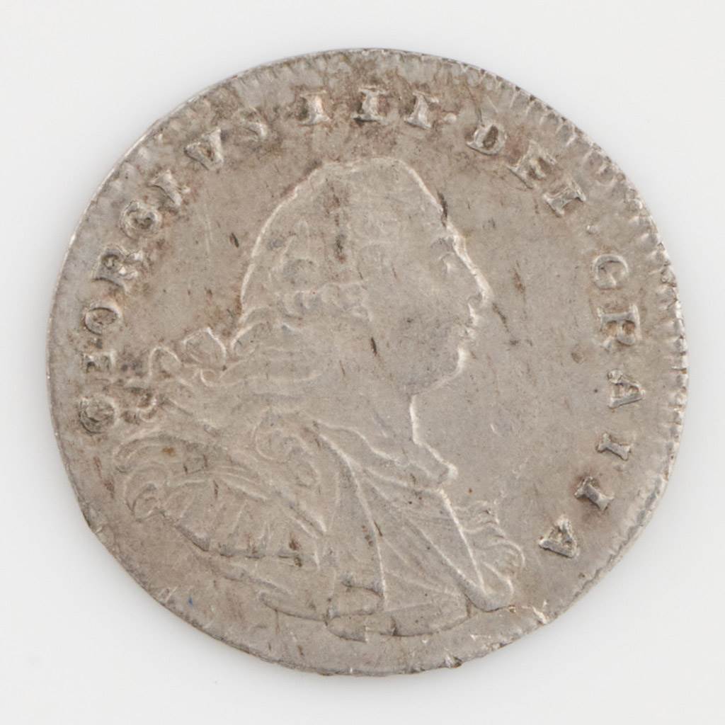 George III Silver Penny Early Coinage, Maundy Money, 1800