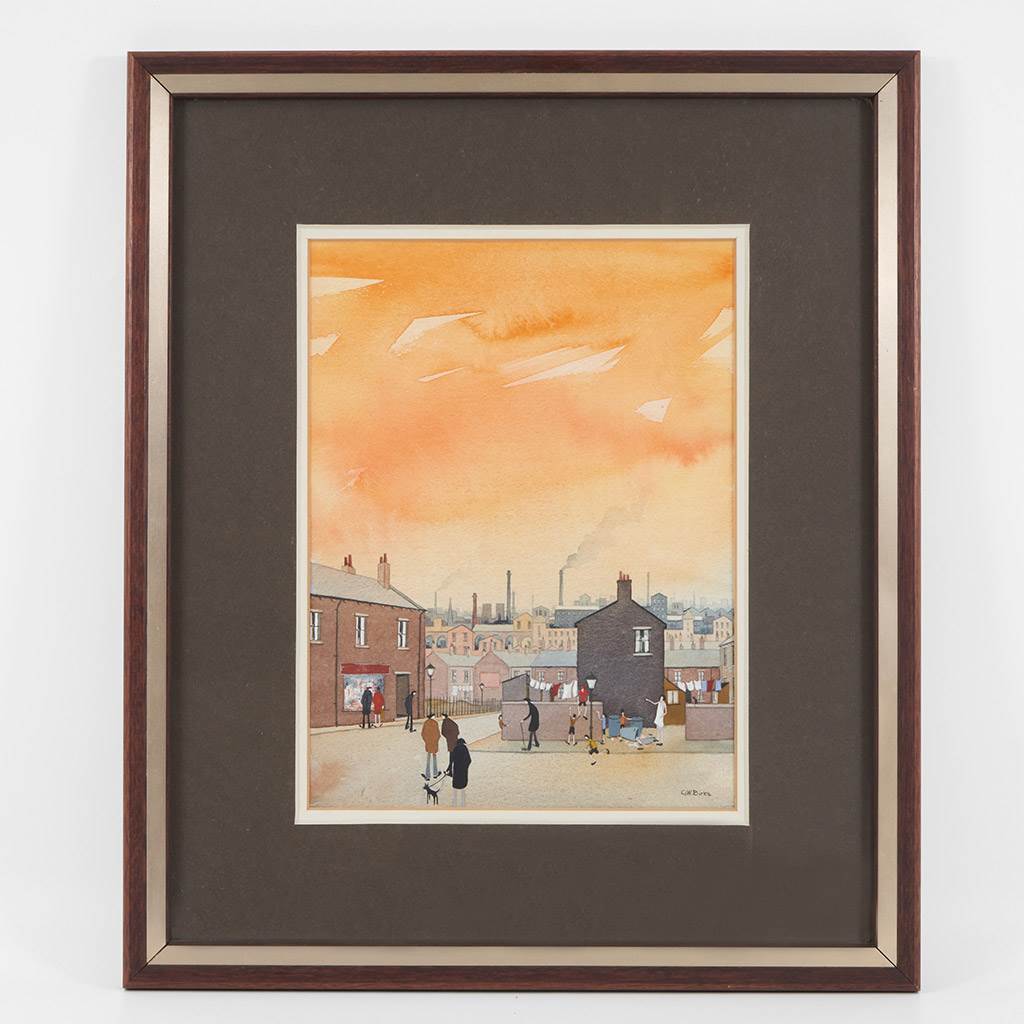 GW Birks (1929-1993) Untitled Street Scene