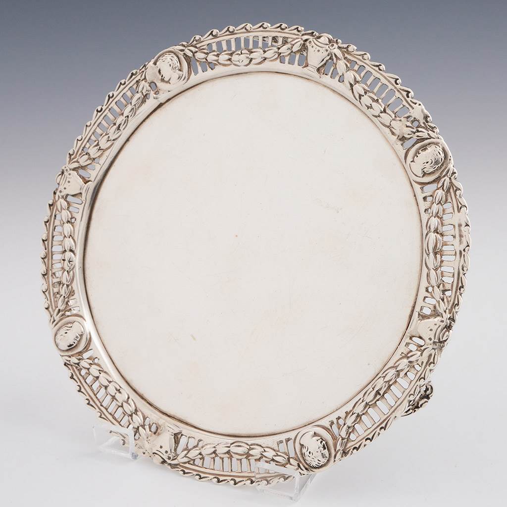 Small Victorian Silver Waiter London1899