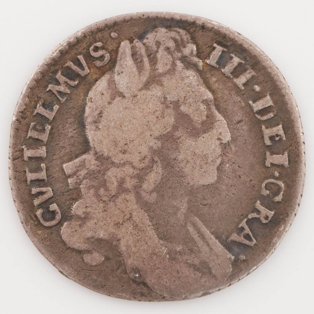 William III Coins – Silver Sixpence – London 1696