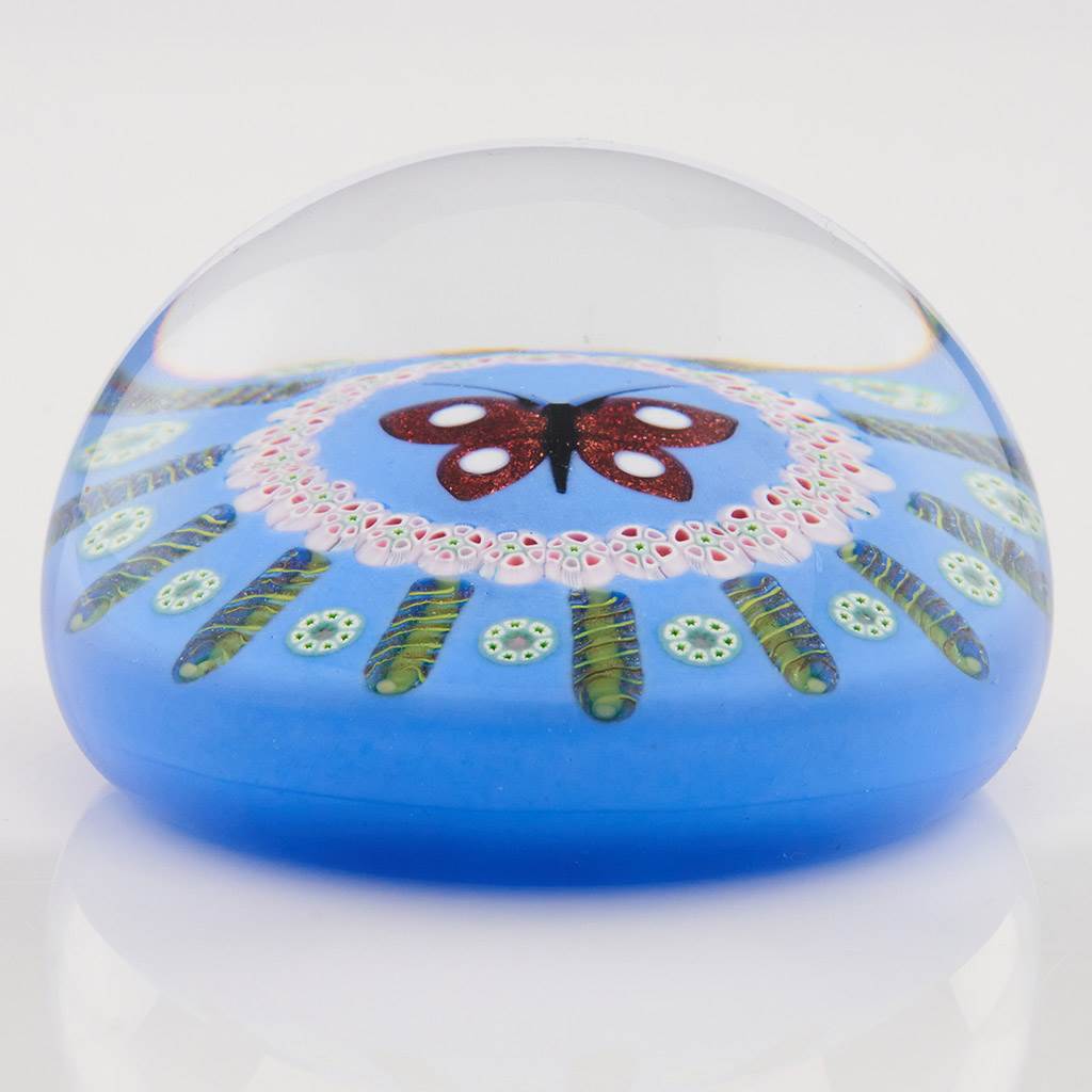 A William Manson Collectors Butterfly Paperweight 1999