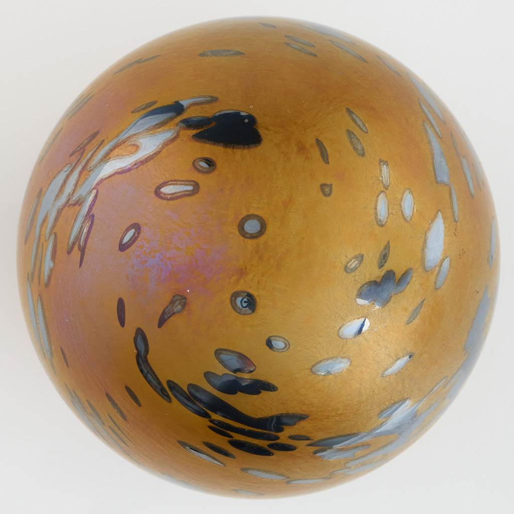 A John Ditchfield Limited Edition Quadrilect Glasform Paperweight c1999