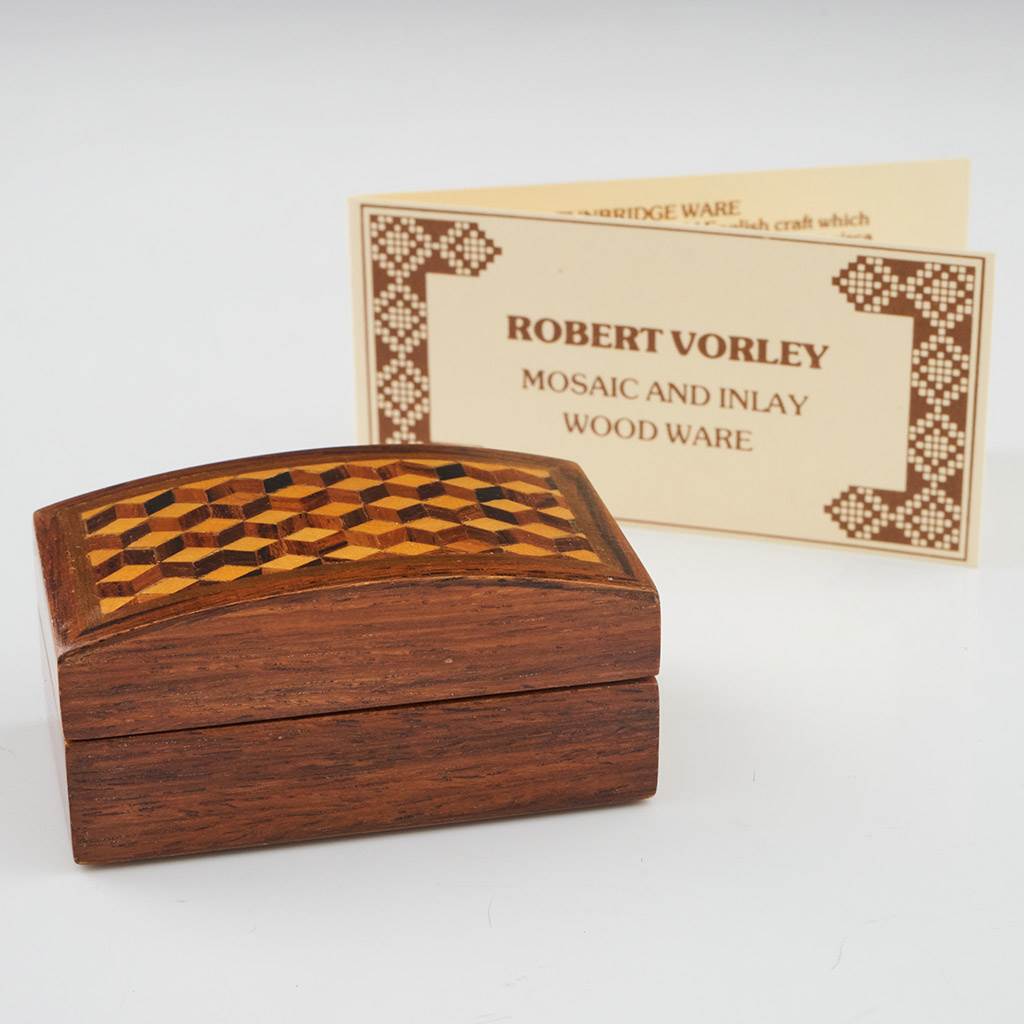 Robert Vorley Tunbridge Ware Trinket Box 1985