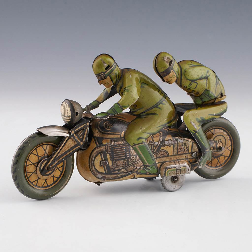 CKO Kellermann 353 Tinplate Clockwork Motorbike c1950