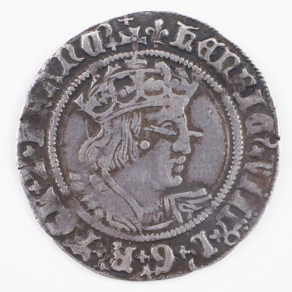Henry VIII Silver Groat Second Coinage , Lis , 1538-1541