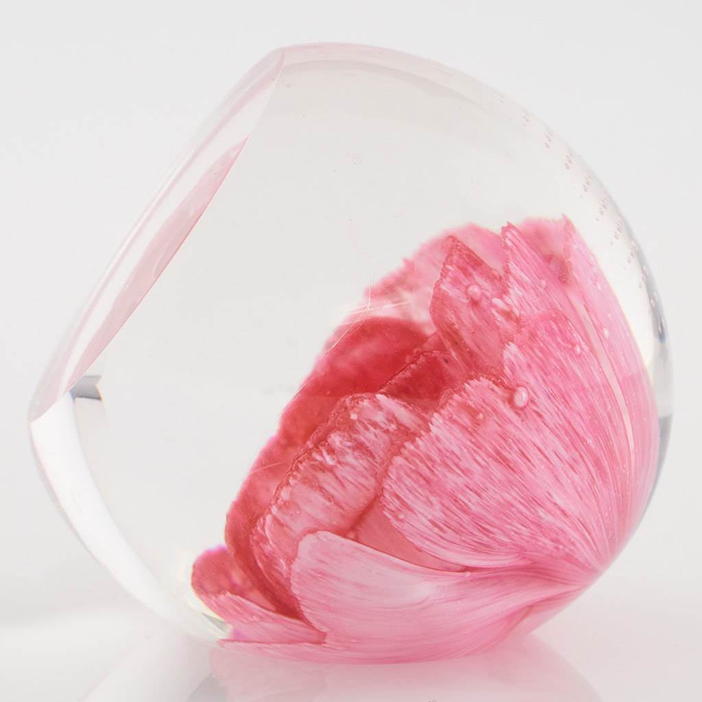 A Caithness Past Times Rose Paperweight c2000