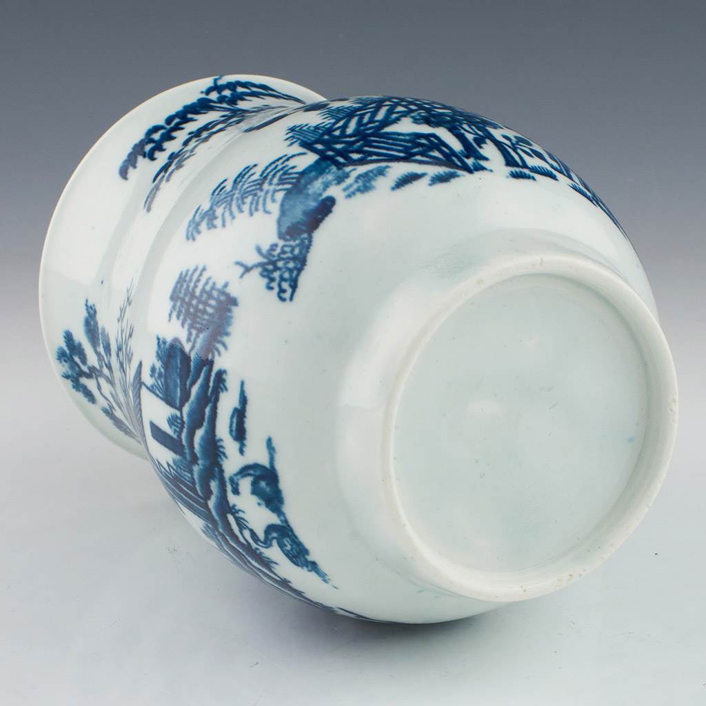 Worcester Porcelain Plantation Pattern Cider Mug c1775