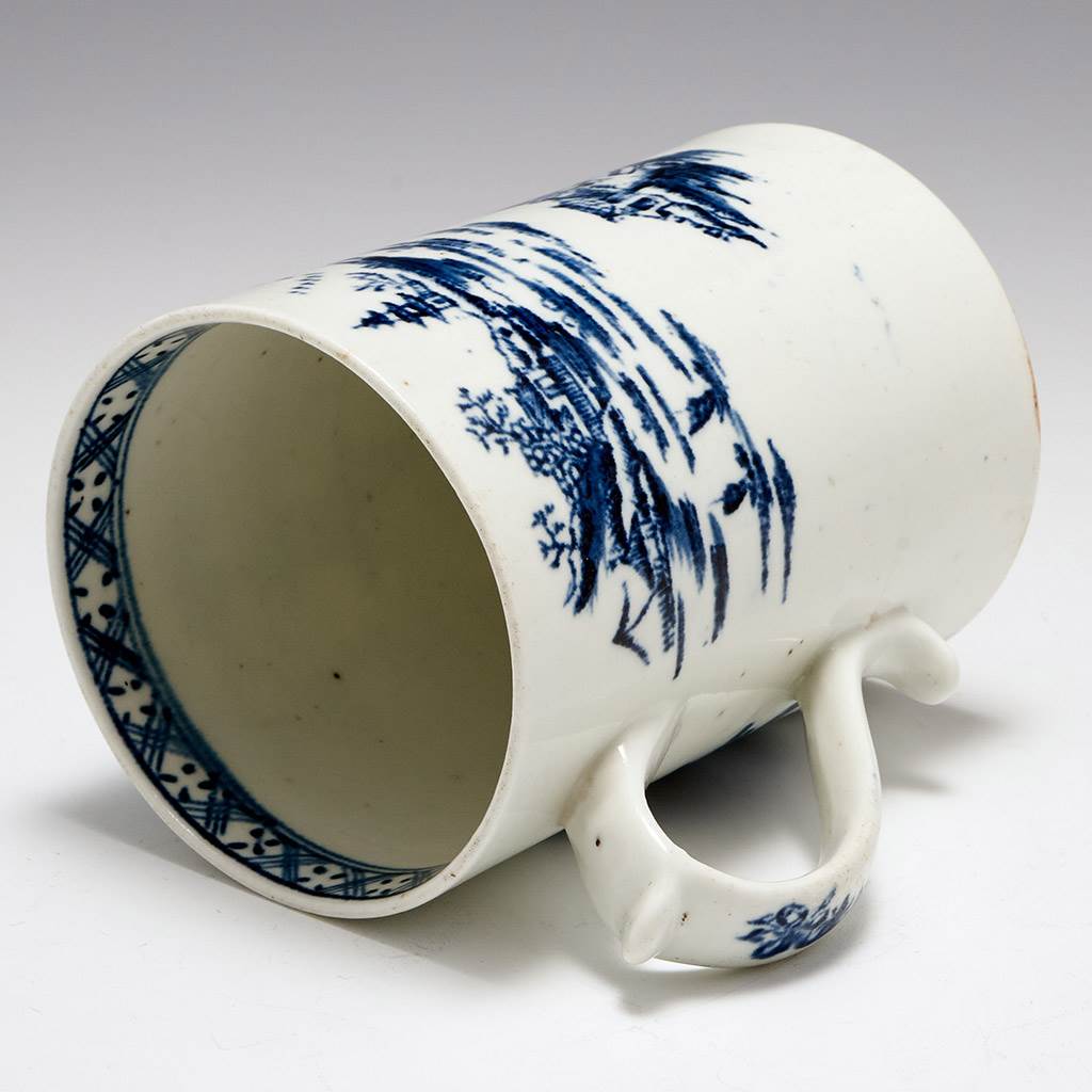 A Lowestoft Blue and White Porcelain Mug, Circa1775