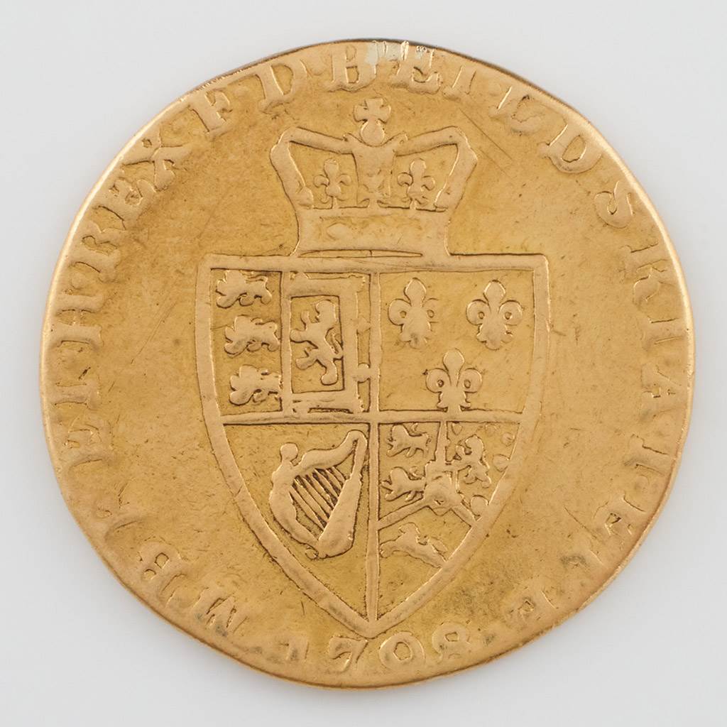 George III Gold Spade Guinea Royal Mint London 1798