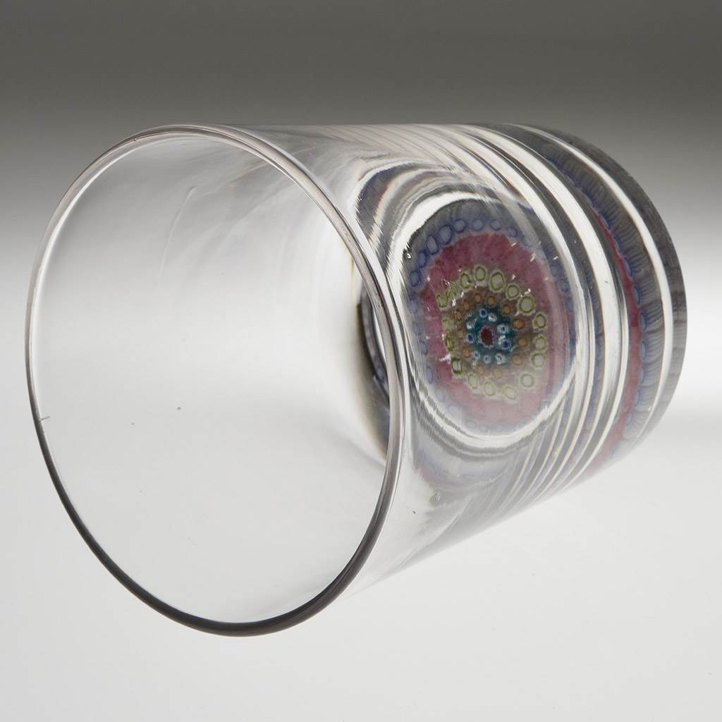 A Whitefriars Millefiori Glass Tumbler c1935