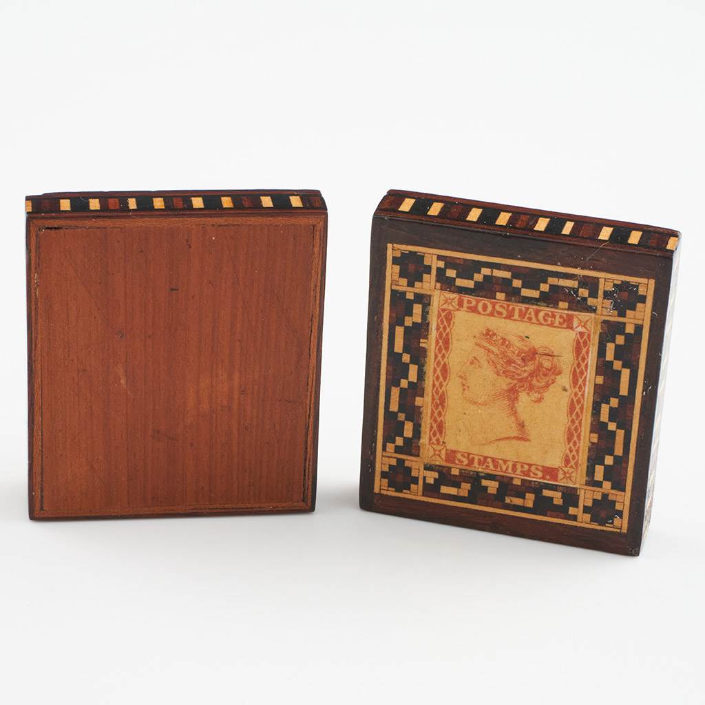 Tunbridge Ware Stamp Box c1890