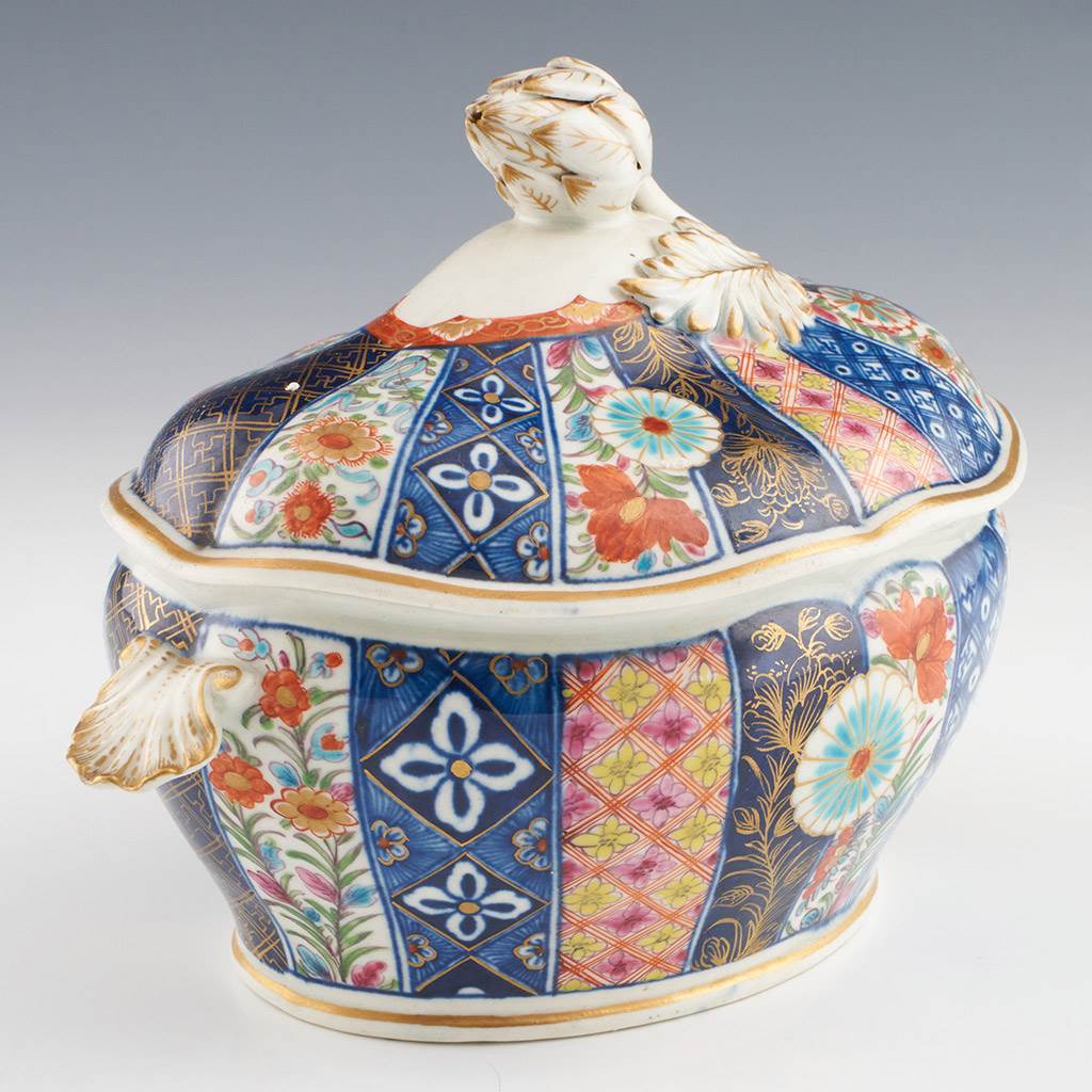 First Period Worcester Porcelain Tureen c1775