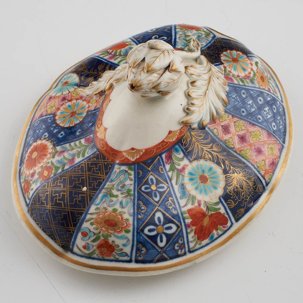 First Period Worcester Porcelain Tureen c1775
