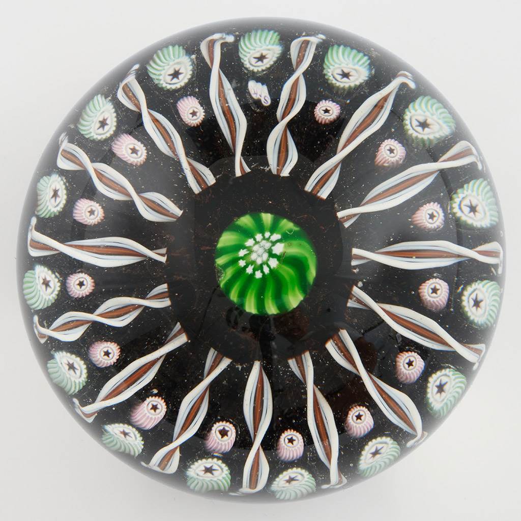A John Deacons St Kilda Fifteen Radial Spoke Paperweight