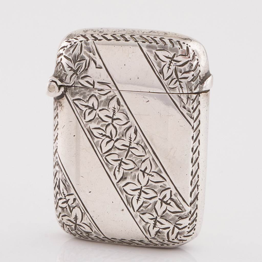 Sterling Silver Vesta Case Chester 1898