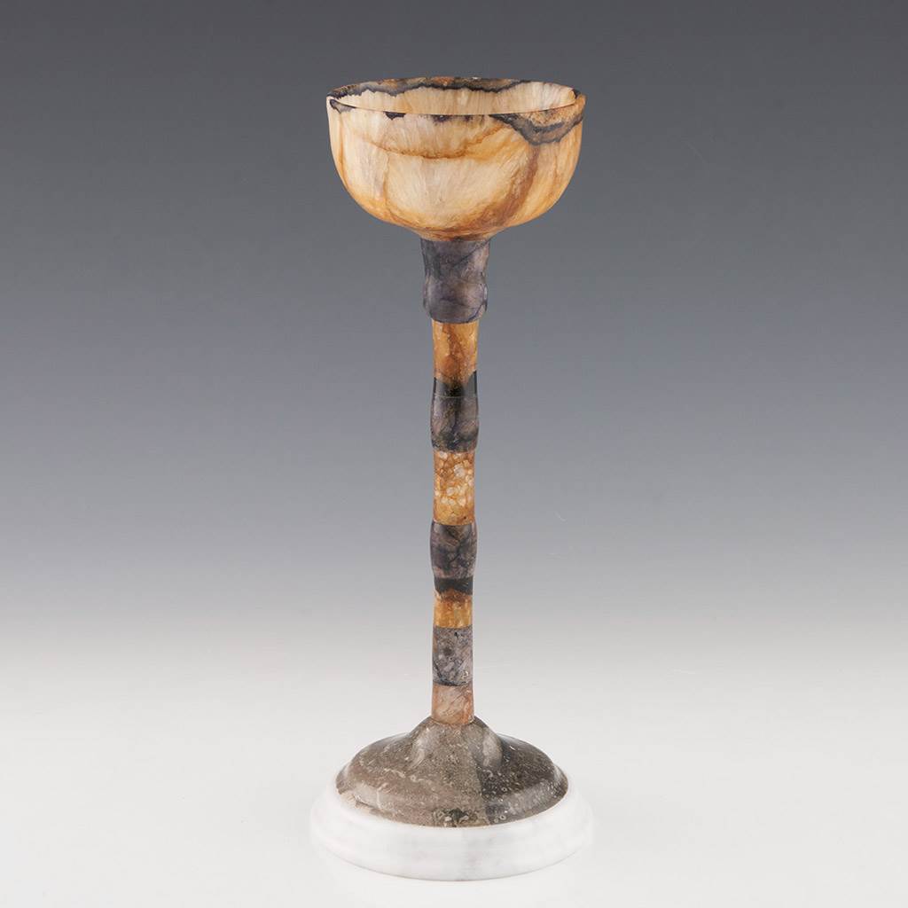 Tall Blue John Derbyshire Fluorspar Chalice