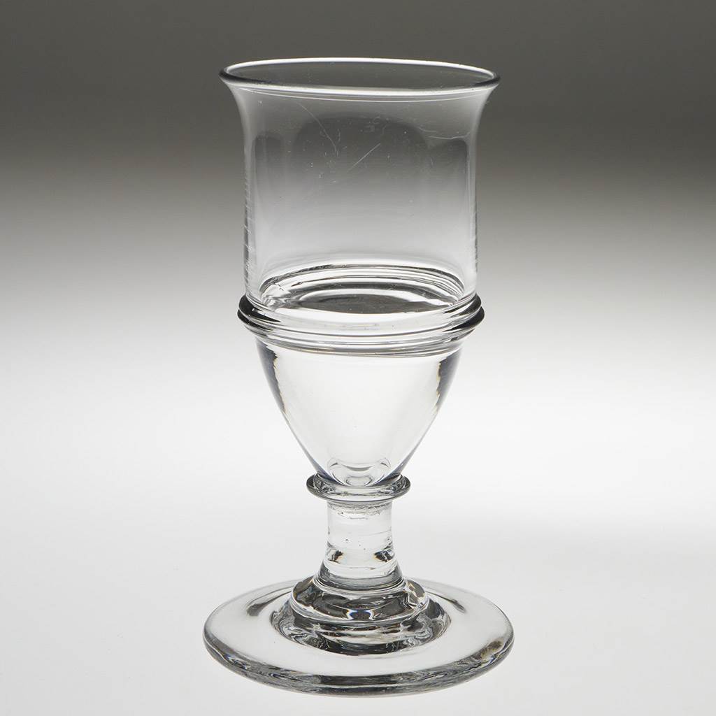 A Late Georgian or Victorian Wine Glass c1840
