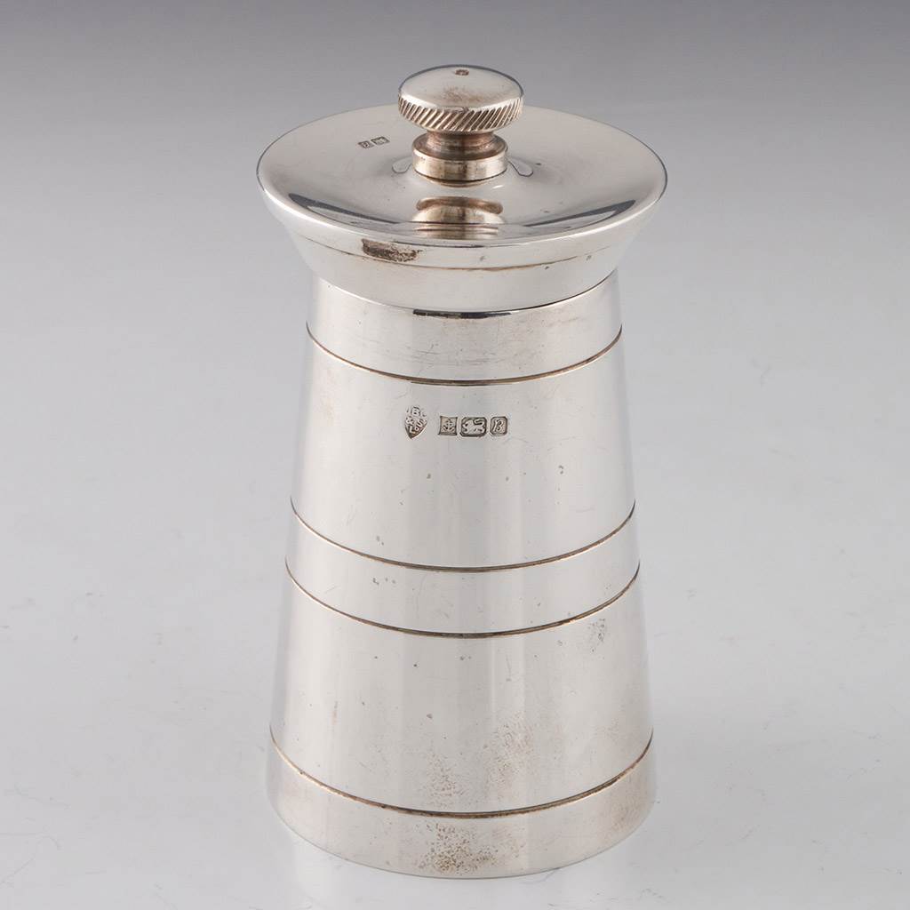 Sterling Silver Pepper Mill Birmingham 1976