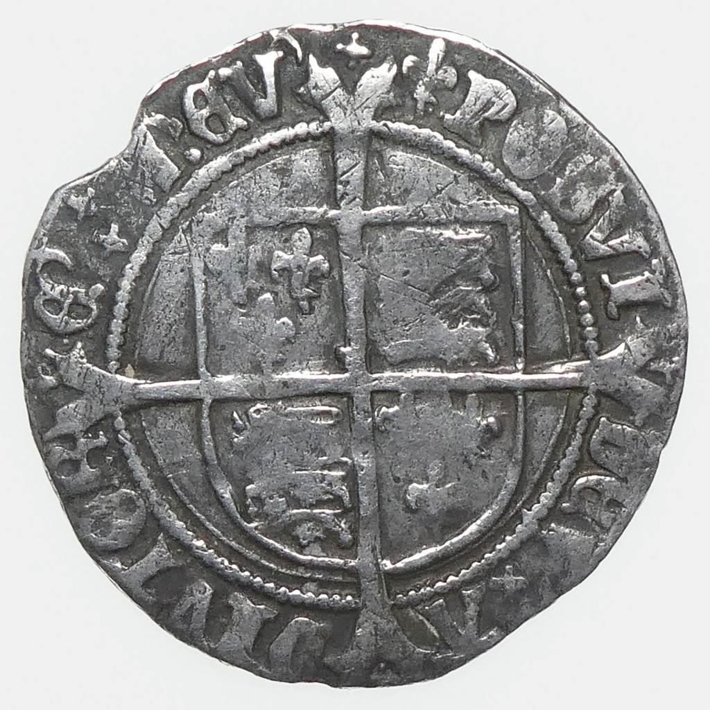 Henry VIII Silver Groat Second Coinage , Lis , 1526-1544