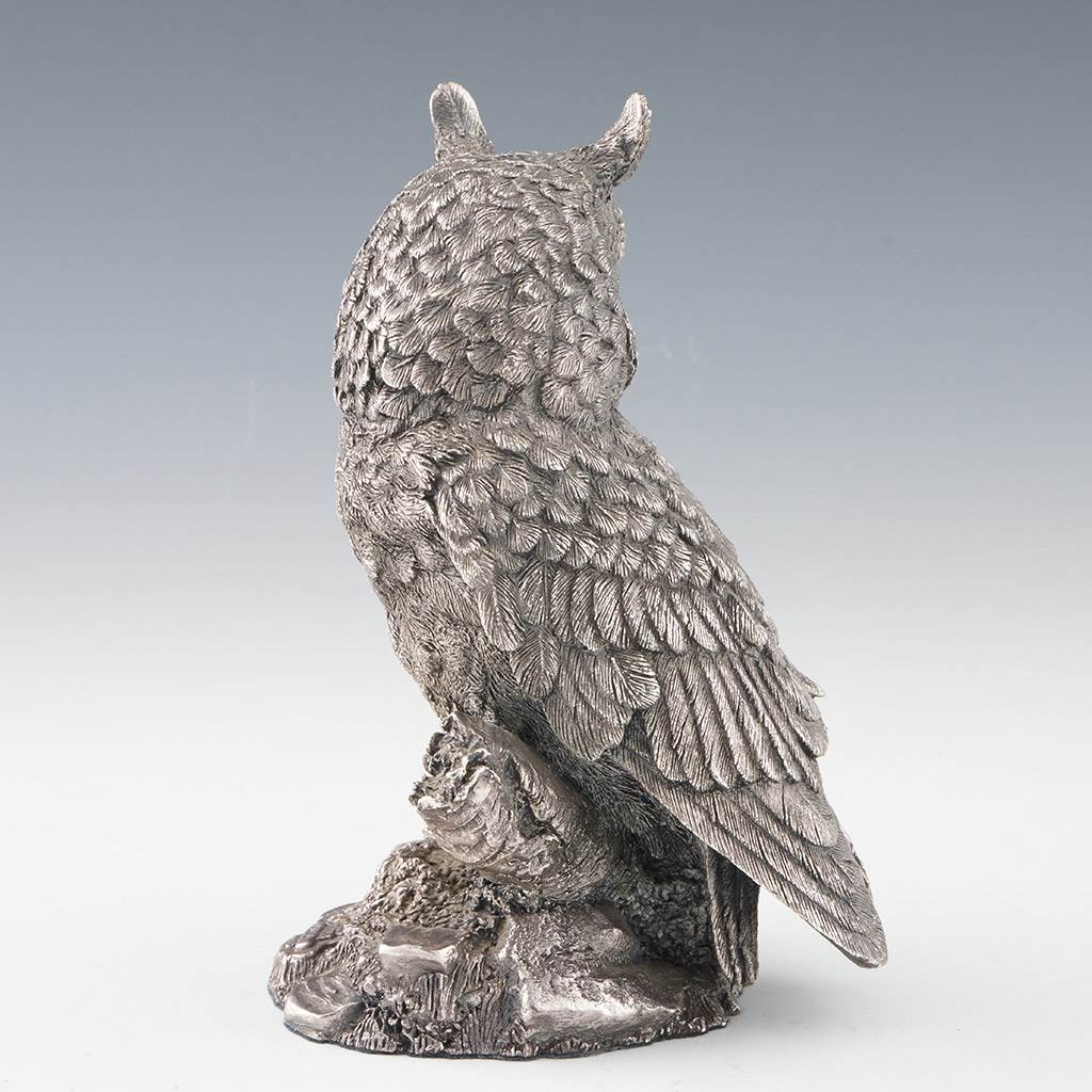 Sterling Silver Figure of an Owl Birmingham 1996