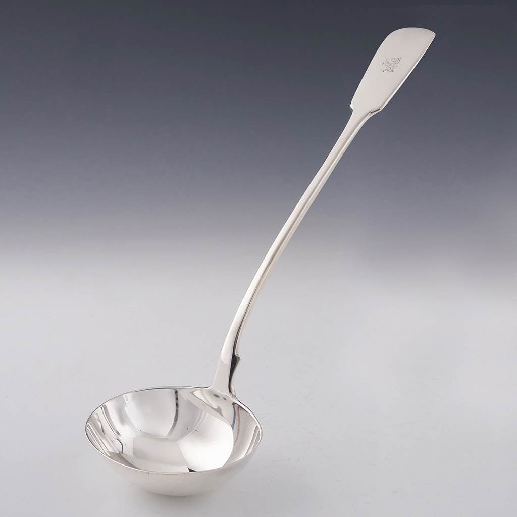 Sterling Silver Ladle Fiddle Pattern London 1841