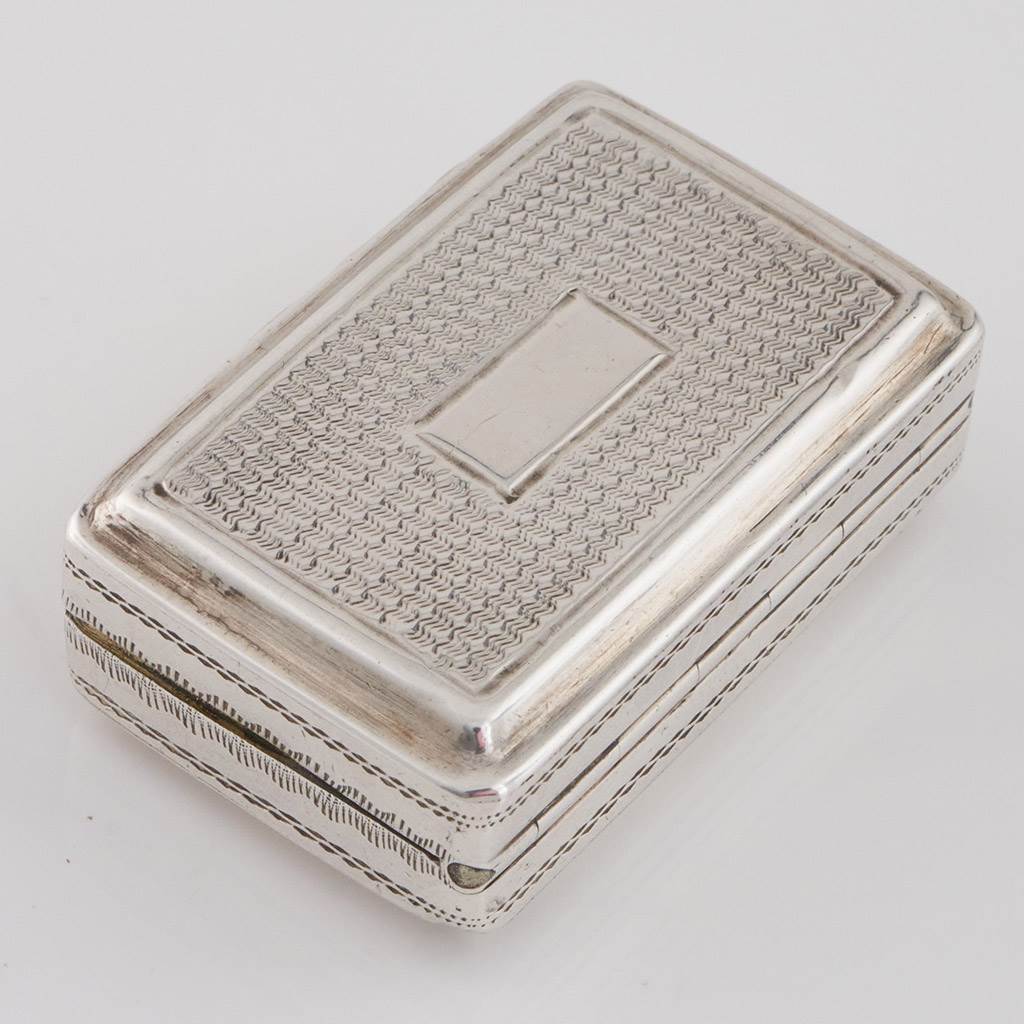 Edward Smith Sterling Silver Vinaigrette Birmingham 1831