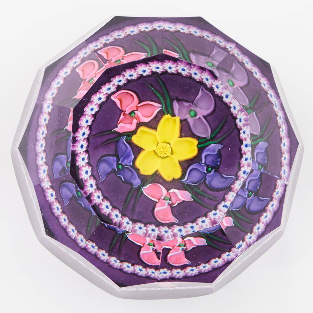 Caithness Paperweight Allan Scott Prestige Queen Mother 1998