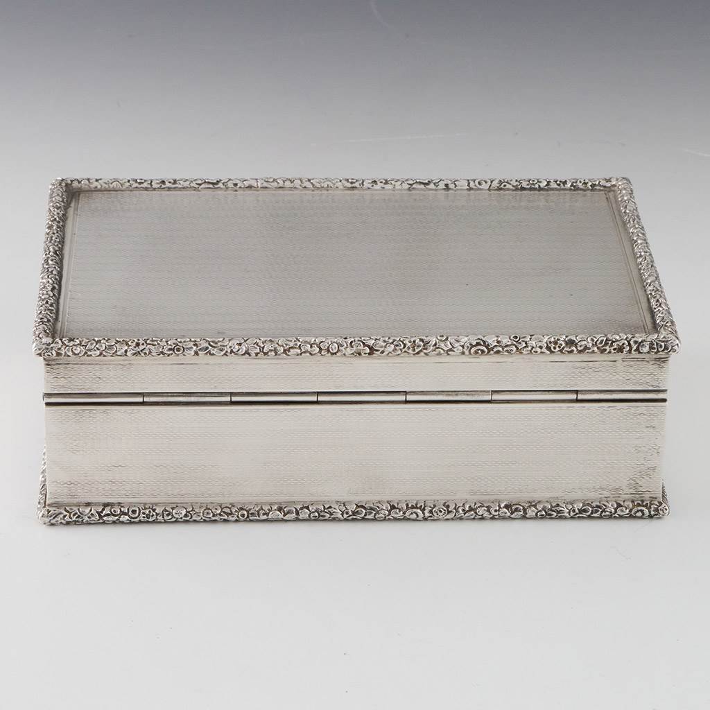 Asprey Sterling Silver Box of Motoring Interest London 1961