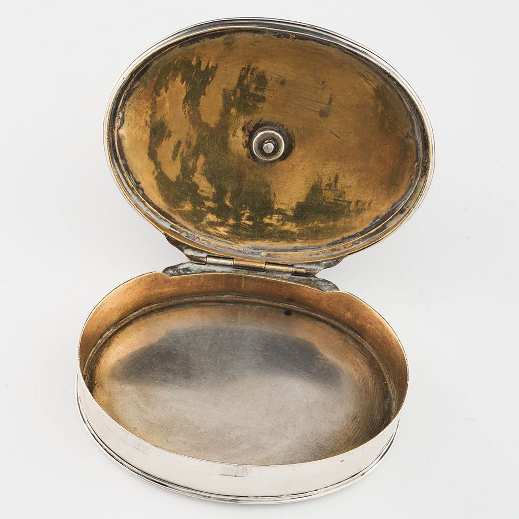 Late 19th Century Continental Silver Snuff Box c1880
