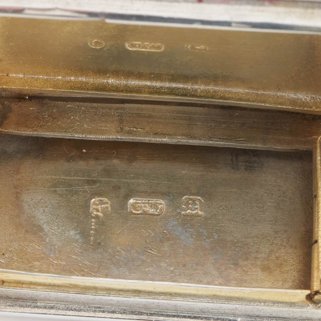 Sterling Silver Vinaigrette in Book Form Birmingham 1835