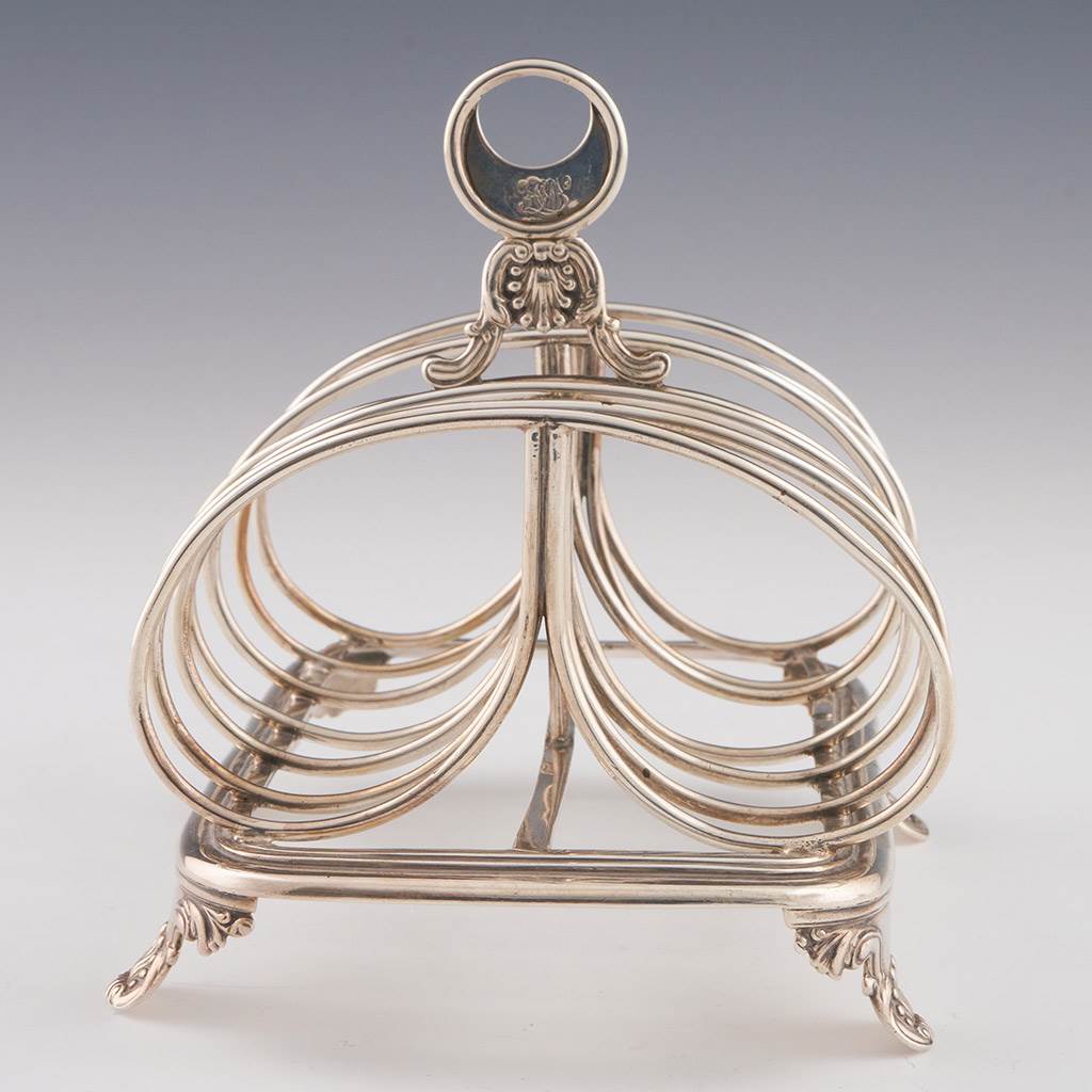Charles Fox Silver Toast Rack London 1833