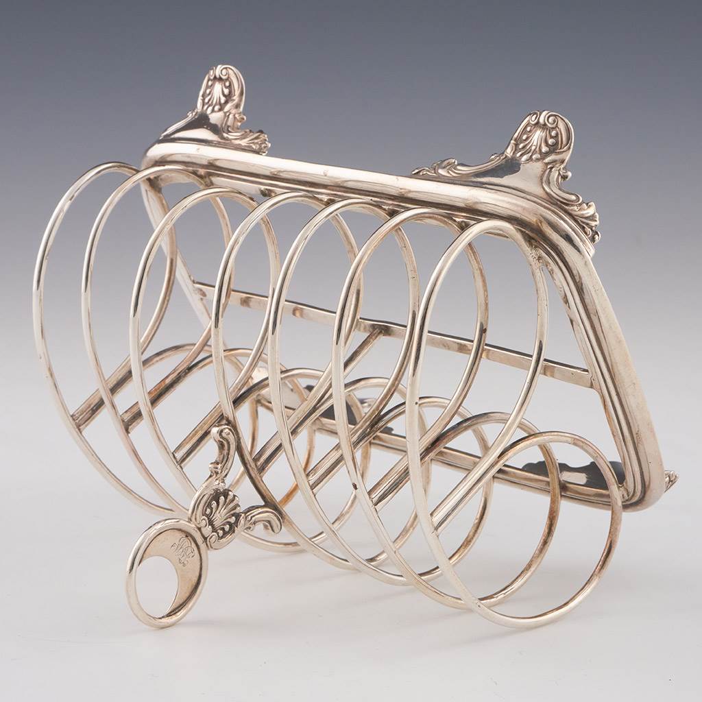 Charles Fox Silver Toast Rack London 1833