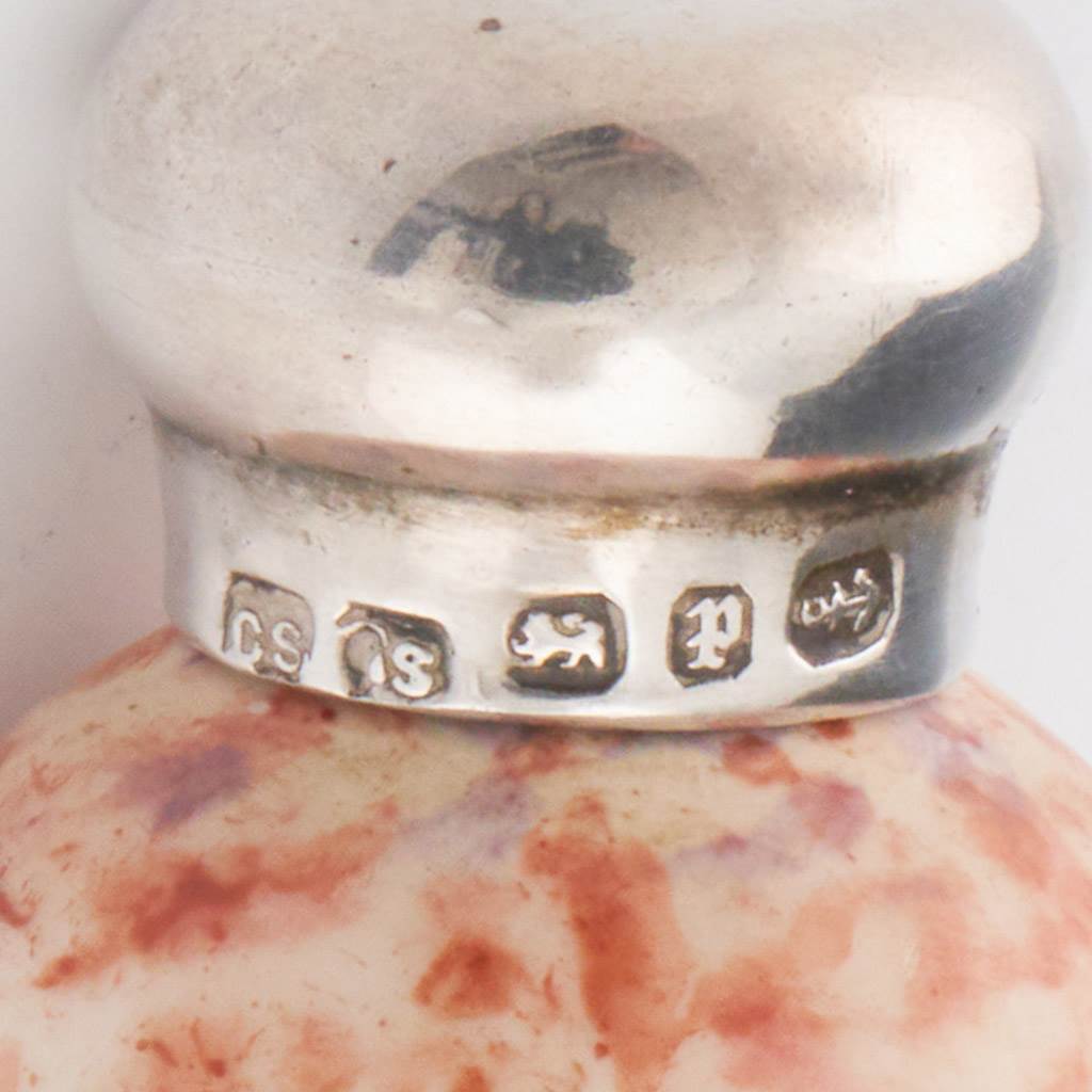 James MacIntyre Porcelain Egg Scent Bottle 1889