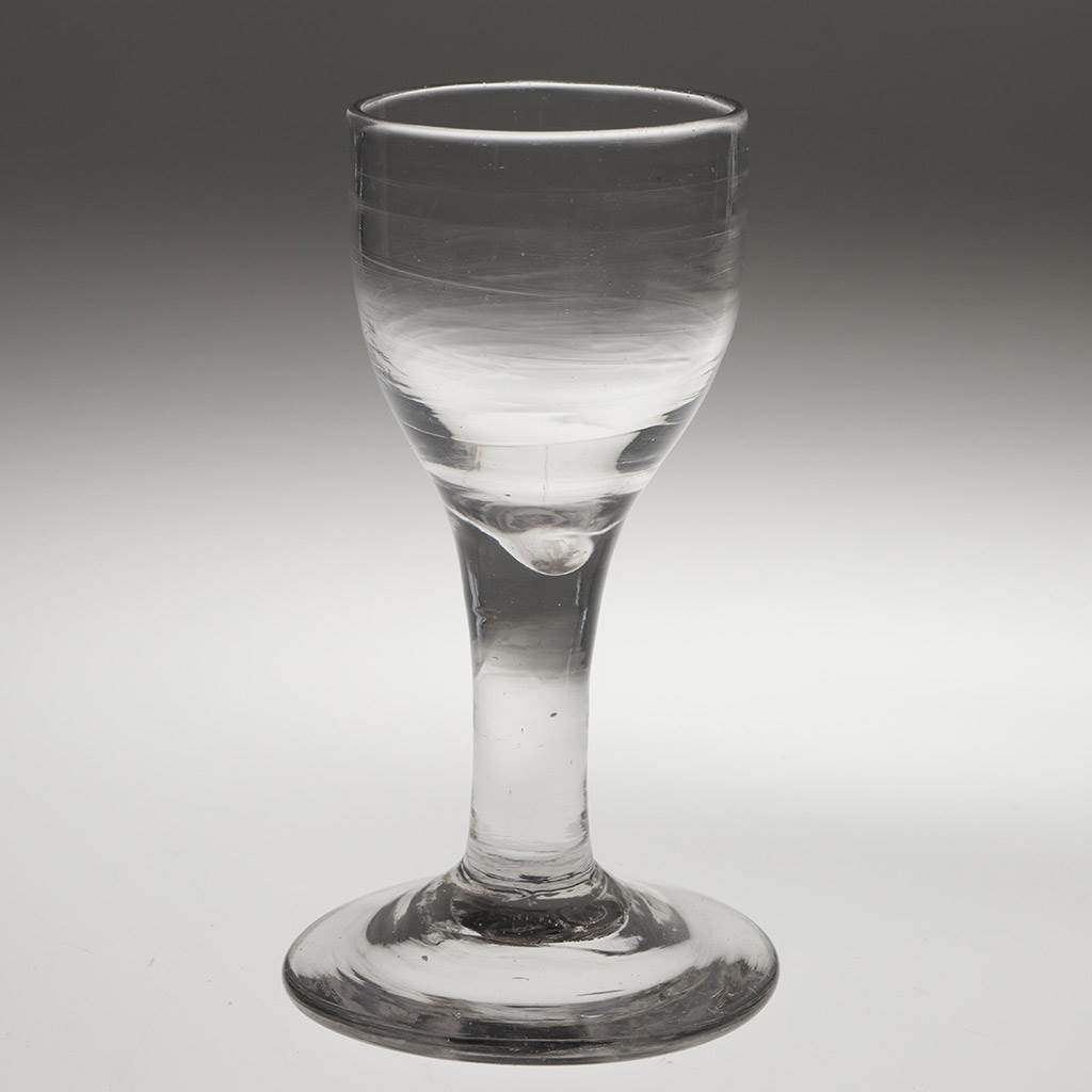 Georgian Short Wine Glass c1750