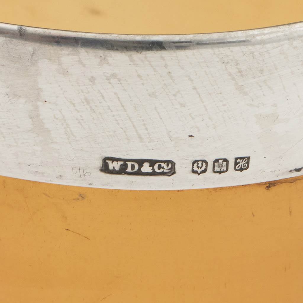 Scottish Silver Topped Horn Beaker Edinburgh 1938