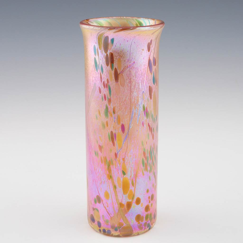 Timothy Harris Isle of Wight Summer Fruits Cranberry Vase