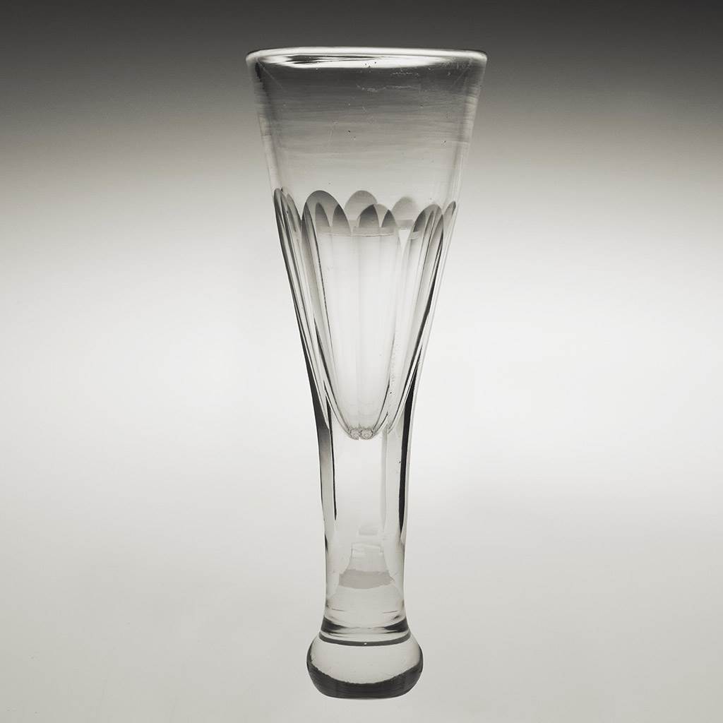 Victorian Stirrup Cup with Slice Cutting c1870