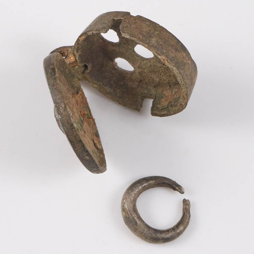 Romano Celtic Silvered Bronze Seal Security Box 1st to 2nd Century